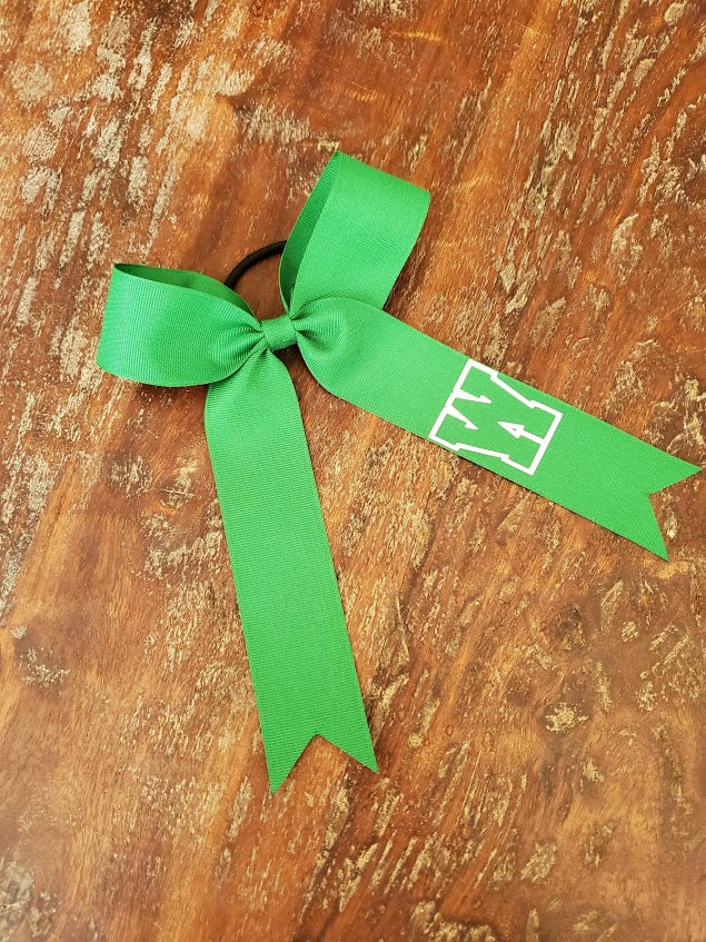 Long Tailed Hair Ribbon with Logo/Name on Tail – AminaCrafts